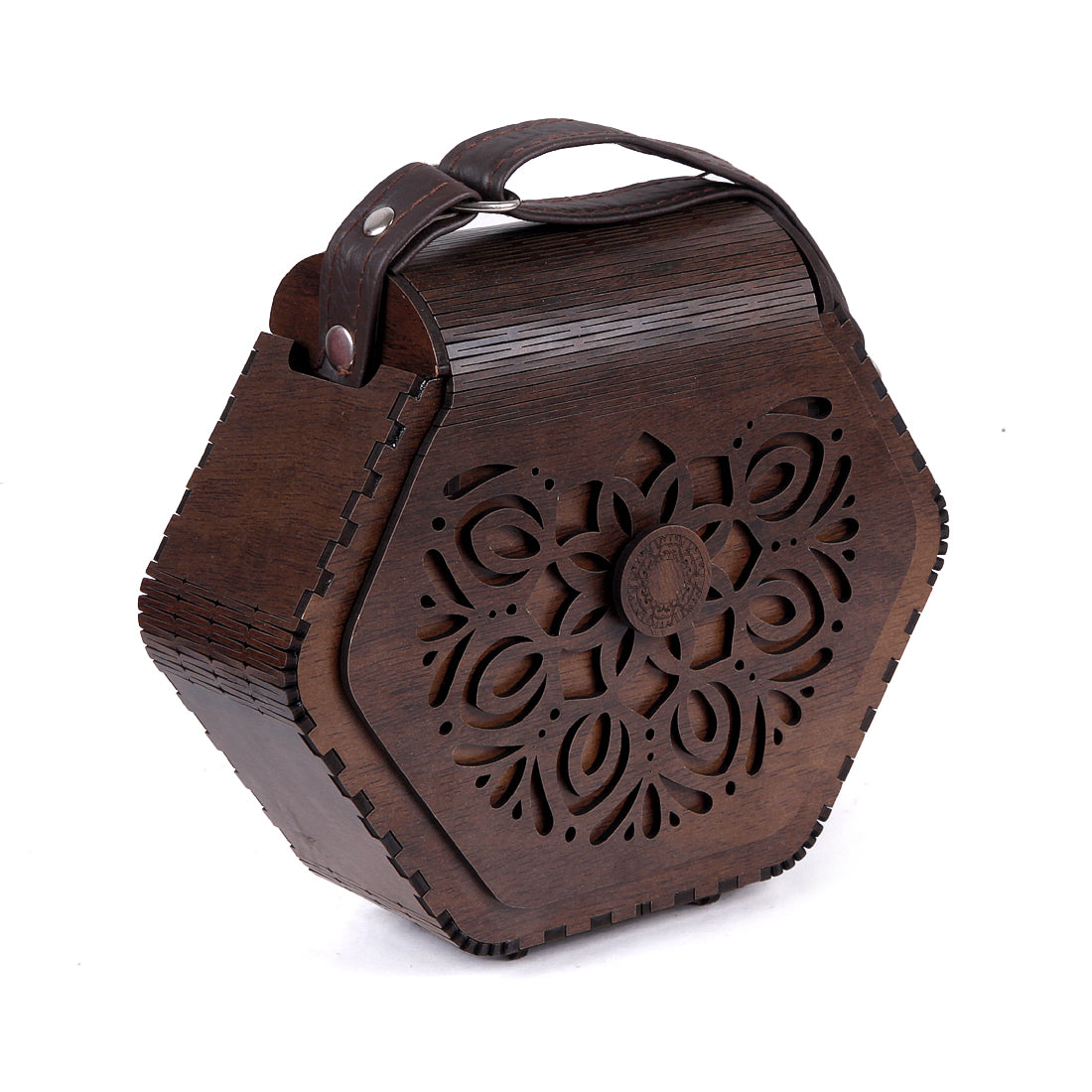 Women's Decorative Lesser Cutting Wooden Purse | Ladies wallet | Clutc ...