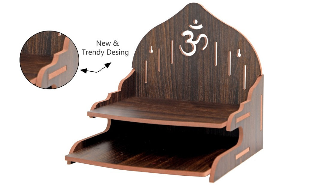 Wood MDF temple for home Worship – MSArt Bharat